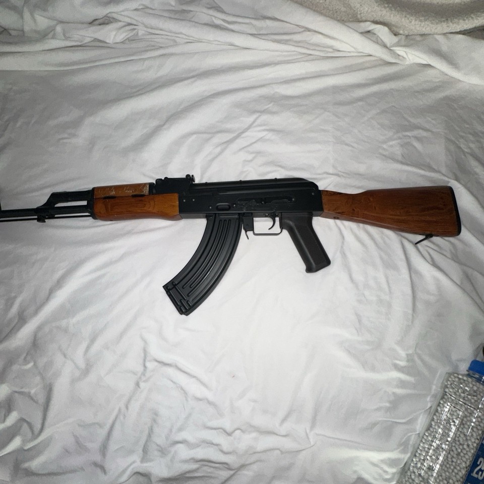 Matrix / CYMA Standard AK47 Full Metal Real Wood Airsoft AEG Lipo Ready ...