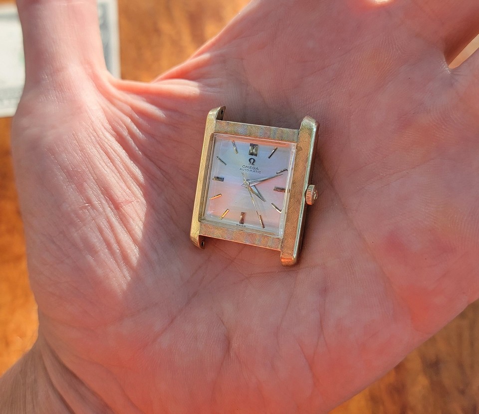 1959 Men's OMEGA Tank Watch - L5297 - 570 - 14K Tri Tone Gold Filled | eBay