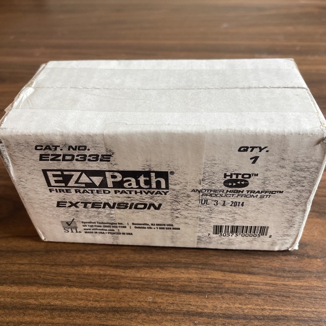 EZ Path Fire Rated Pathway STI EZD33E EZPATH Series 33 Extension ...