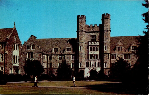 Postcard Entrance To The Duke University School Of Medicine And Duke ...