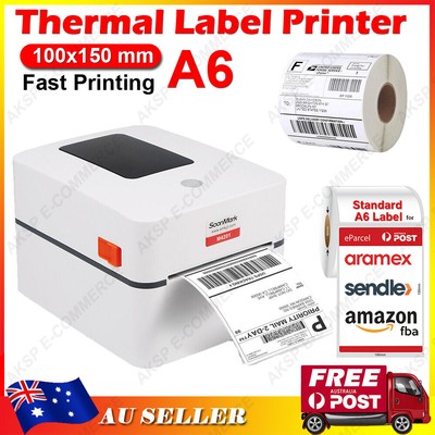 100x150 mm Label Printer A6 Direct Thermal Label Shipping Address Label ...