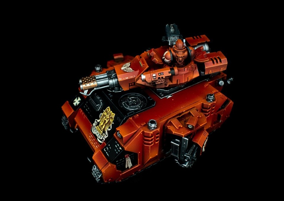 Baal Predator Blood Angels painted Warhammer 40k Primaris Space Marines ...