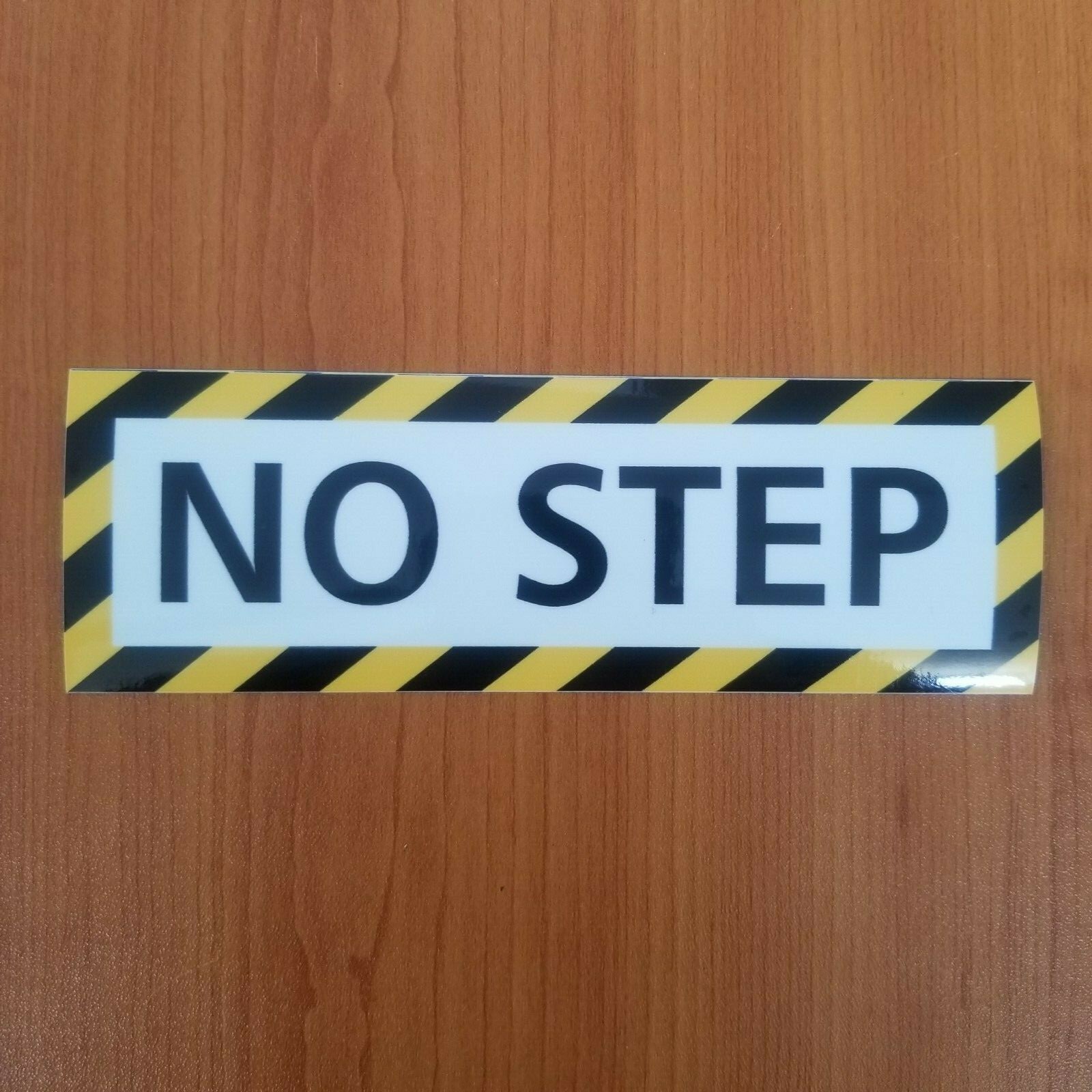 No Step - Sticker 150 x 50mm - Self Adhesive Vinyl Decal - Australian ...