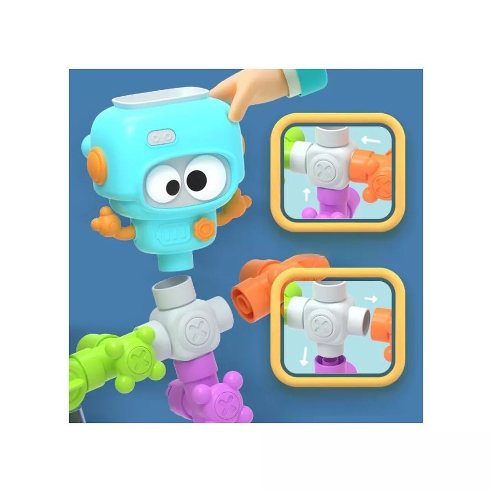 Build & Splash Bath Pipe Toys, Fun DIY Water Construction Set for ...