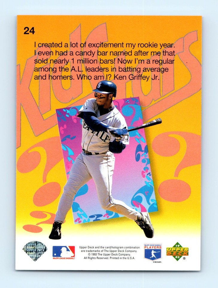 1993 Upper Deck Fun Pack #24 Ken Griffey Jr. | eBay