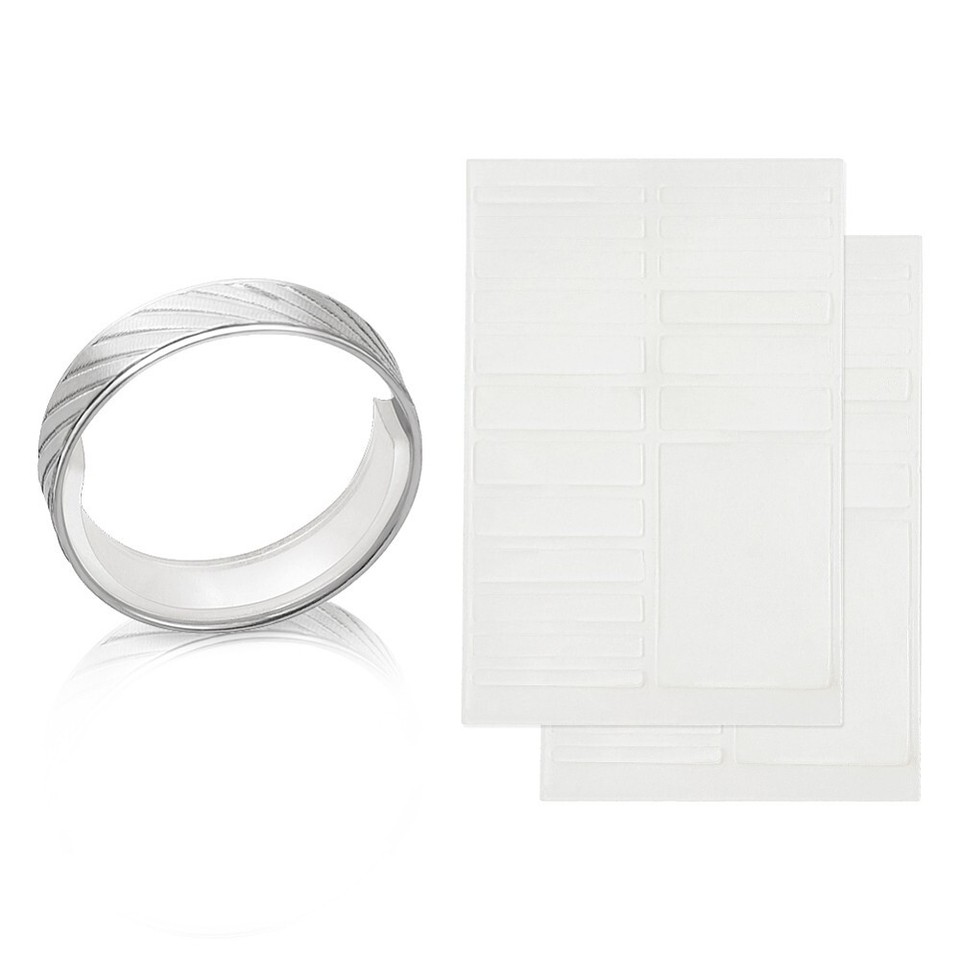 19Pcs Invisible Ring Adjuster-Assorted Sizes Ring Reducer Spacer Ring ...