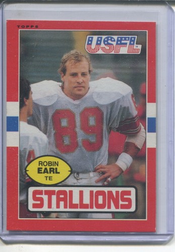 1985 Topps Usfl #23 Robin Earl | eBay