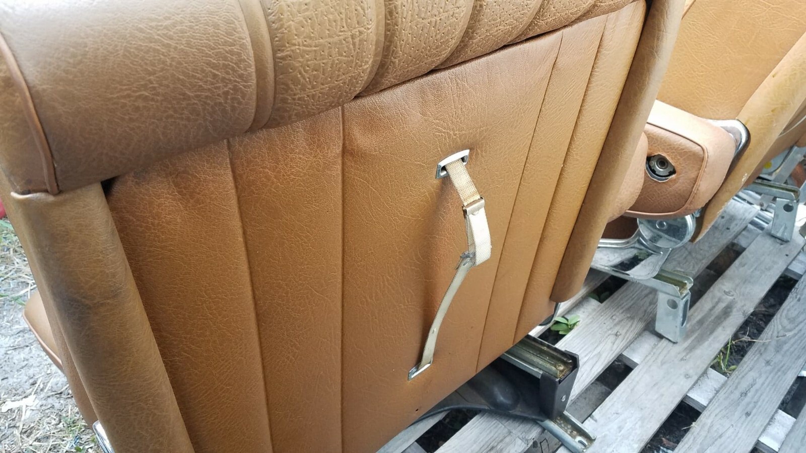 Mercedes w108 109 280SE SEL S Front Seat L&R in Bamboo with Headrest ...