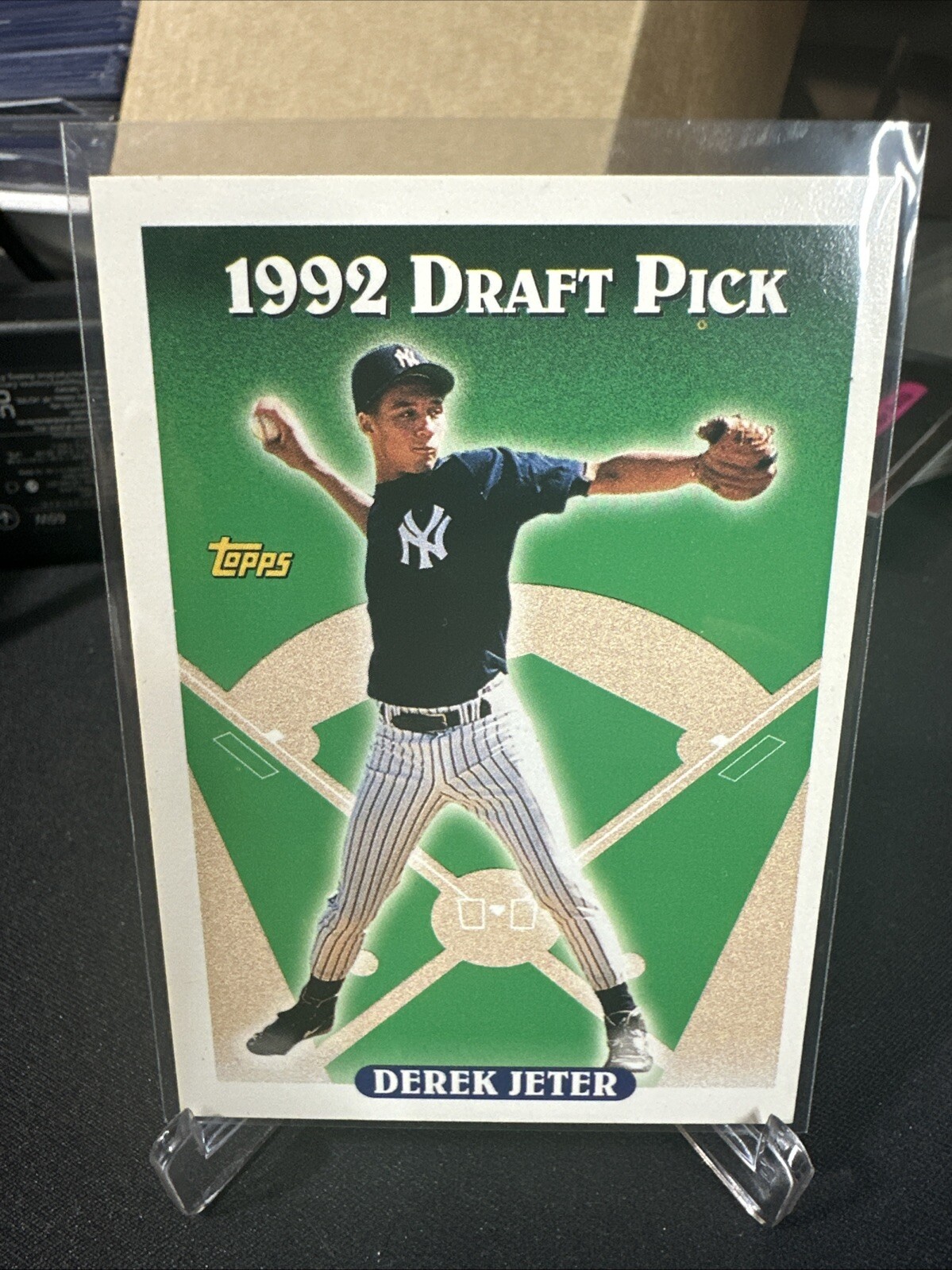 1993 Topps Draft Pick 1992 Derek Jeter New York Yankees #98 Rookie RC ...