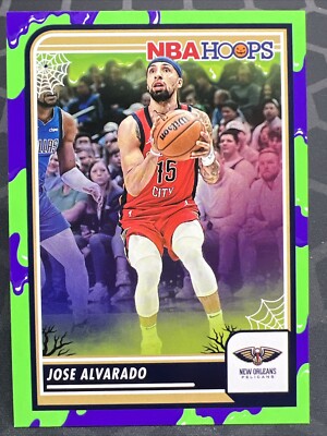 2023-24 Panini NBA Haunted Hoops Slime Parallel #210 Jose Alvarado | eBay
