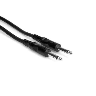 Hosa CSS-110 Pro Balanced Interconnect 1/4" to 1/4" TRS Cable (10 Feet ...