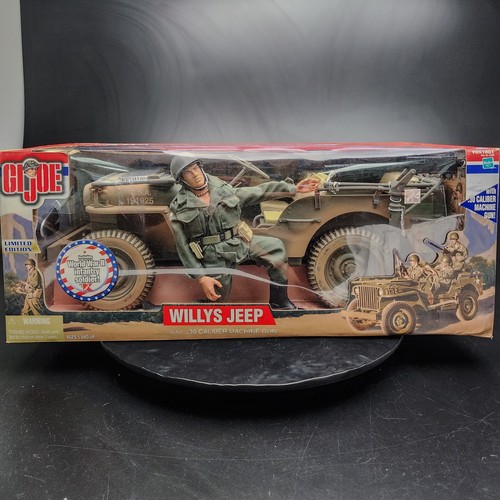 NEW GI Joe Willy's Jeep WWII Infantry Soldier Figure Hasbro 2001 ...