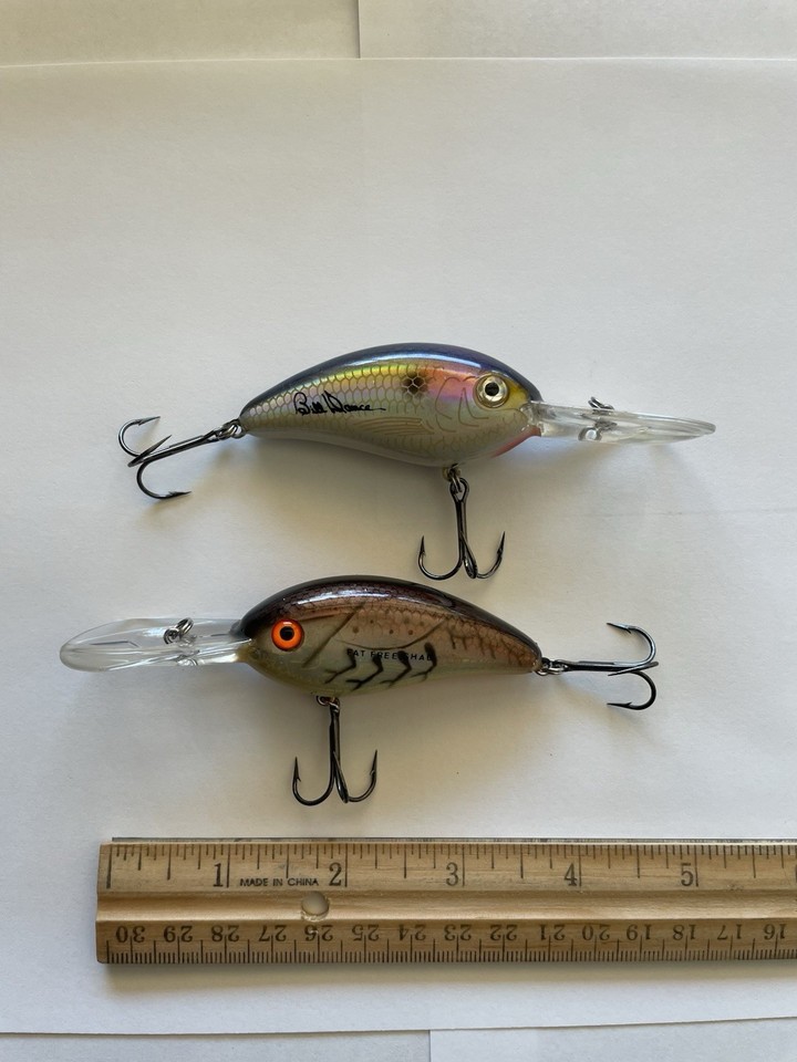 Lot of 12 Bill Dance Excalibur & Rebel Fishing Lures Used Good ...