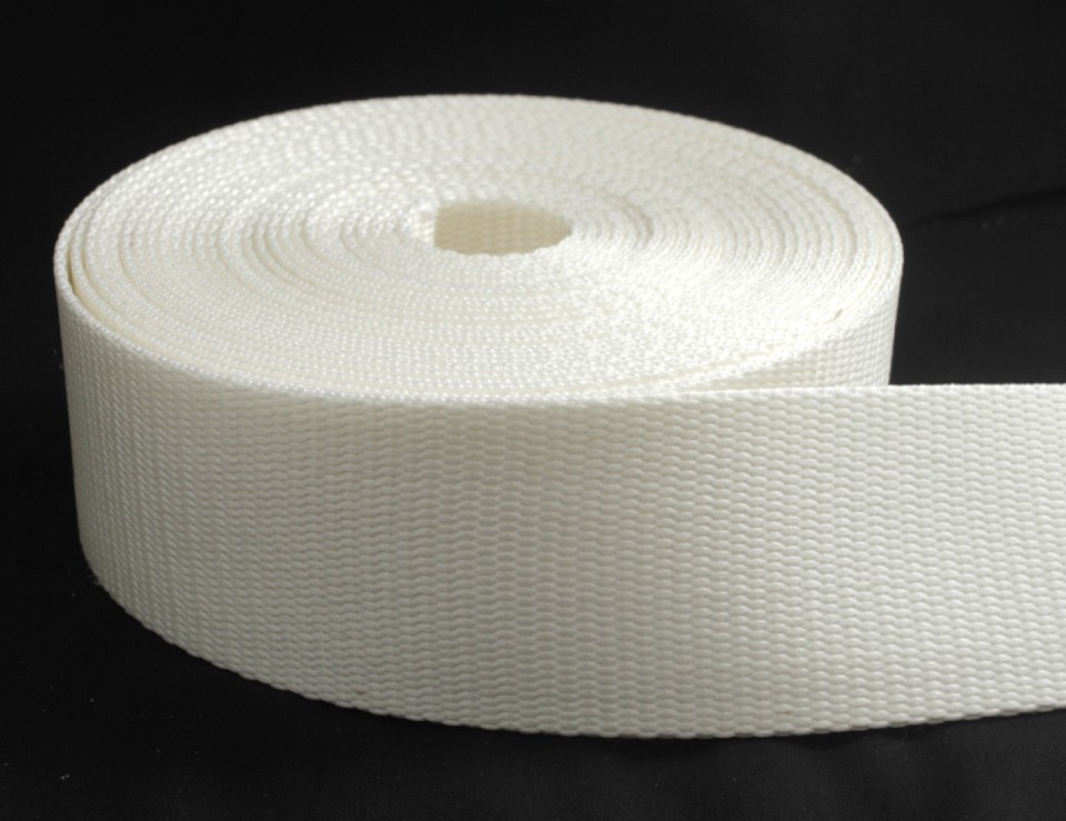 2 inch White Heavy Nylon Webbing 5 yards 2" Nylon Strap | eBay