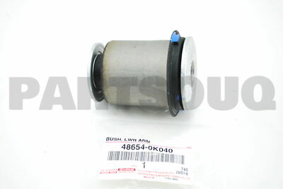 486540K040 Genuine Toyota BUSH, FRONT LOWER ARM, NO.1, RH/LH 48654 ...