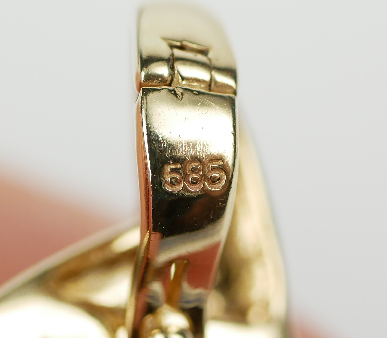 Heavy 4.8g Stunning Large 14ct Yellow Gold Pendant Am… - Gem
