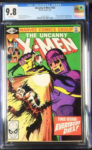 Uncanny X-Men #142 CGC 9.8 White Pages 1981 - Days of Future Past ...