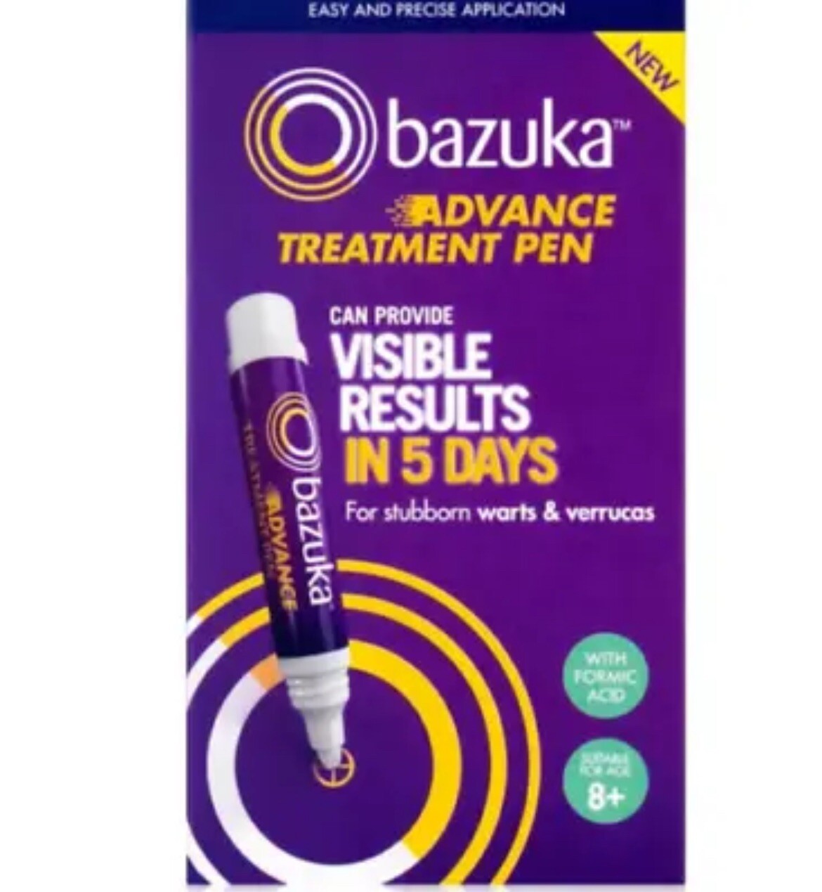 Bazuka Advance Verruca Treatment Pen - 3ml for sale online | eBay
