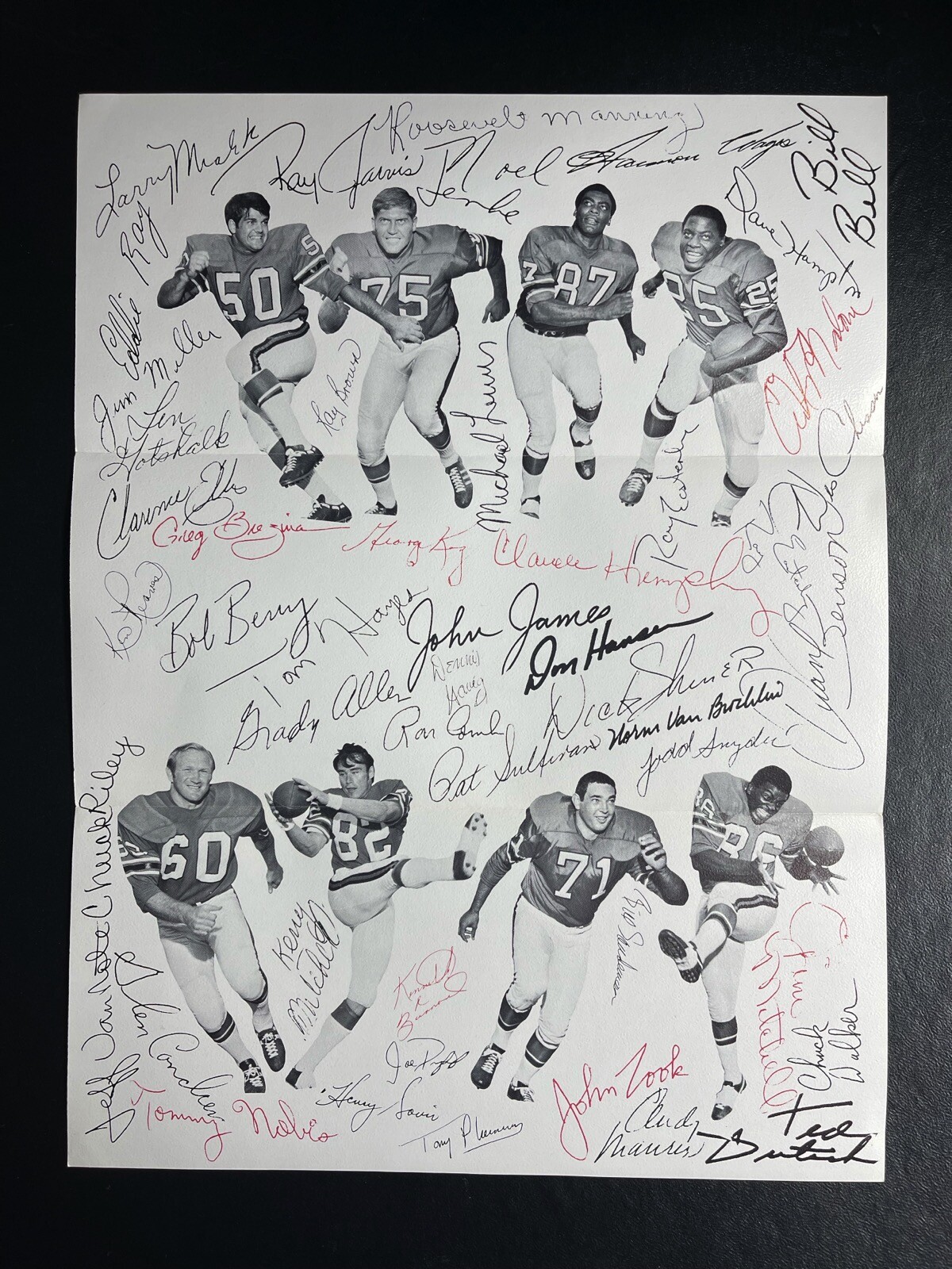 1972 Atlanta Falcons Football Club NFL Team Issue Phamplet News ...