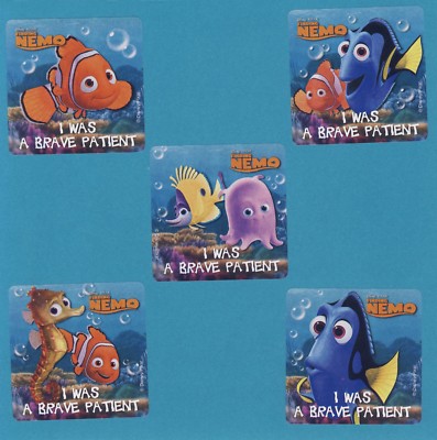 15 Finding Nemo Patient - Large Stickers - Rewards - Medical | eBay
