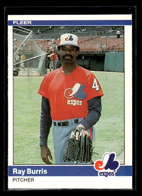 1984 Fleer Baseball #270 Ray Burris Set Break Mint+ Montreal Expos | eBay