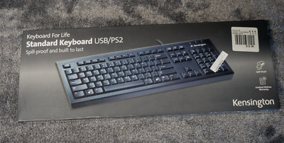 Kensington Keyboard for Life Standard USB/PS2 K64370A WIRED | eBay