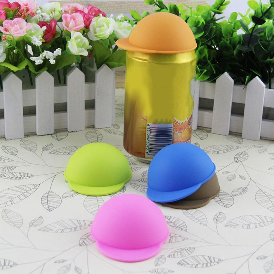 6 Pcs Can Tops Covers Silicone Soda can Saver -keeping | eBay UK