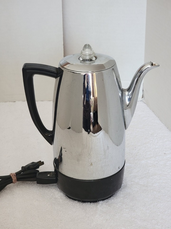 Vintage Coffeematic Universal Chrome Coffee Percolator Adjustable ...