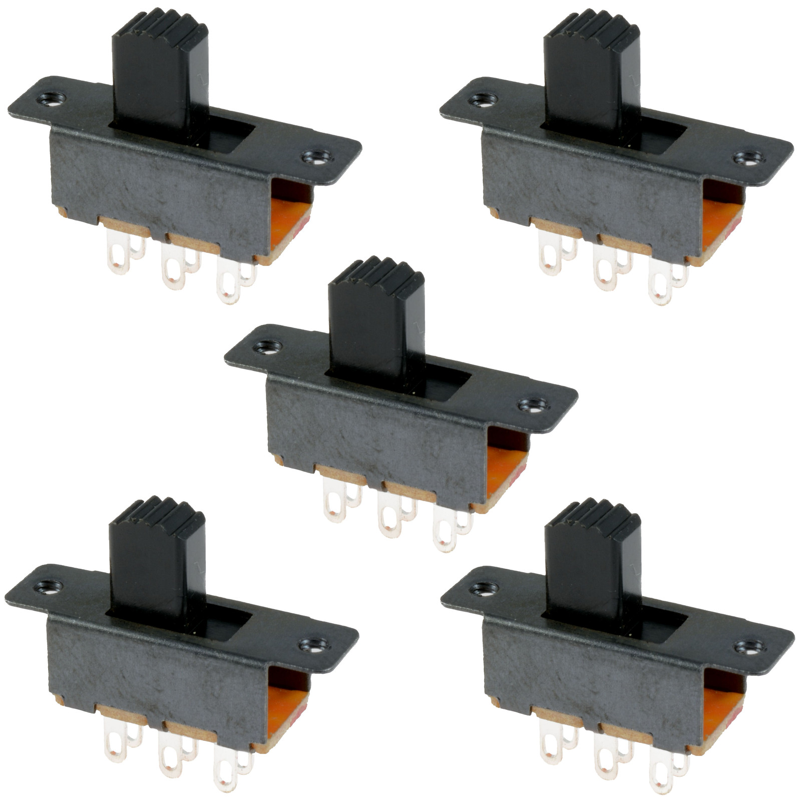 5 X Mini Miniatur auf auf 6 Polig Schiebeschalter Dpdt | eBay