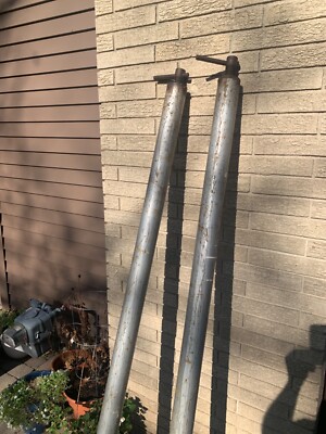 2- floor jack posts for leveling or supporting floors. 6 1/2 feet tall ...