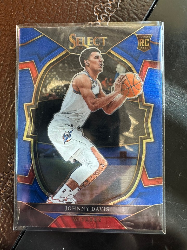2022-23 Select Johnny Davis Blue Retail Premier 191 Concourse 100 Base ...