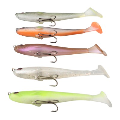 Premium Megabass Magdraft Swimbait 5pcs Soft Fishing Lure for Targeted ...