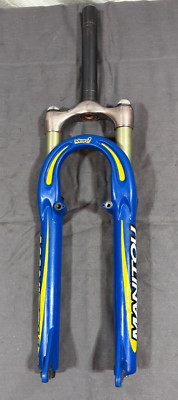 Manitou Mars 1 Rim/Disc 26" QR Mtn Bike Suspension Fork 185mm 1-1/8 ...