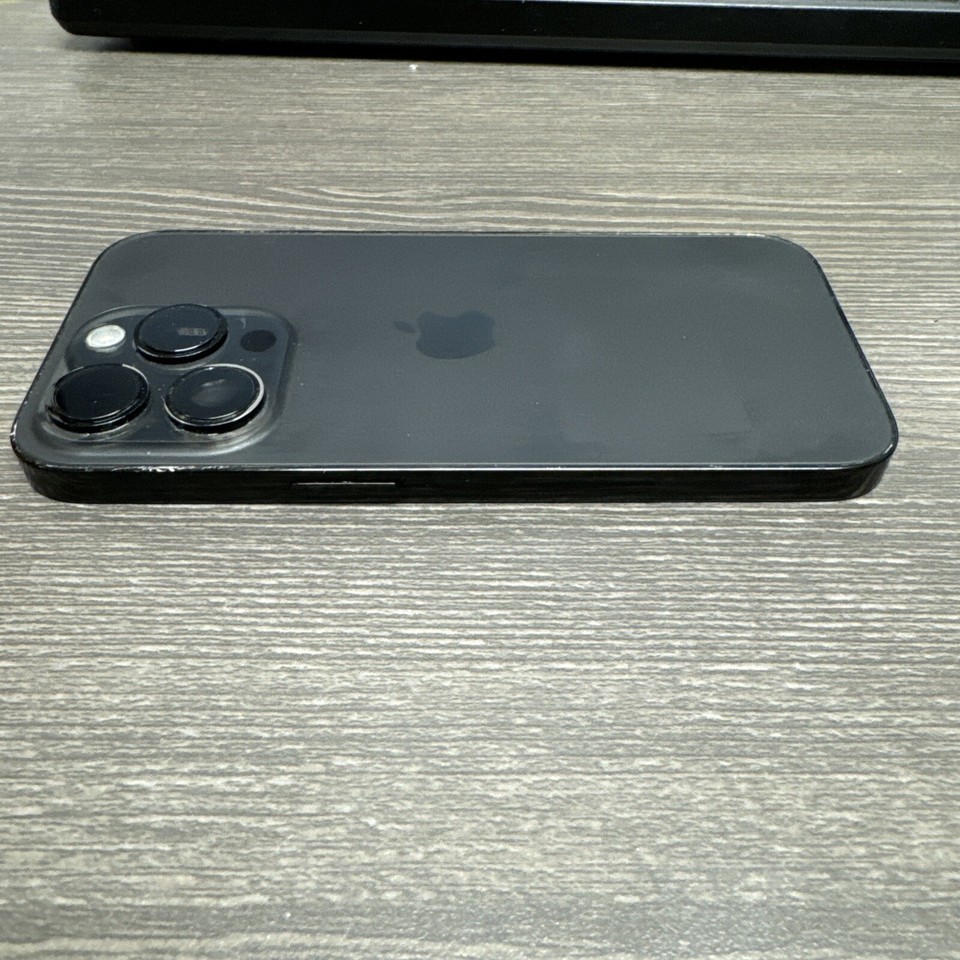 Original iPhone 14 Pro w Small Parts Back Housing Frame Black Read | eBay