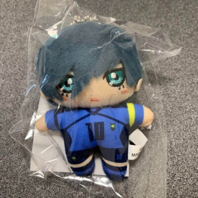 Blue Lock Exhibition Limited Plush Doll Mascot Chain Rin Itoshi 10cm ...