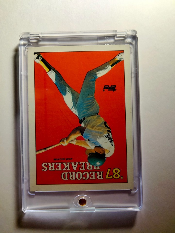 baseball cards,Topps,record breakers,1987,error card,vintage,antique | eBay