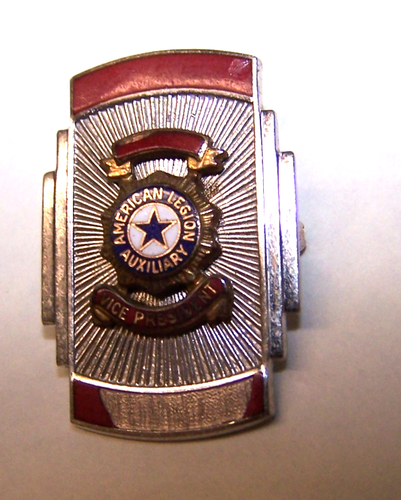 Vintage 10k Gold American Legion Auxiliary Vice President Pin RARE 5 gr ...