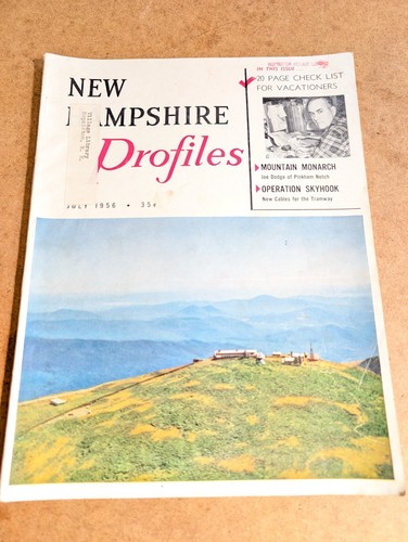 Vtg 1956 New Hampshire Profiles Magazine Joe Dodge Cannon Mountain Ski ...