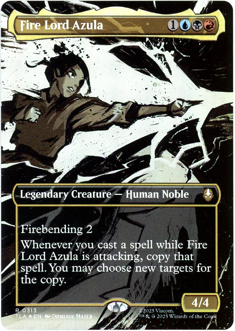 Fire Lord Azula (Borderless Foil) 0313 - Avatar: The Last Airbender TLA - MTG NM | eBay