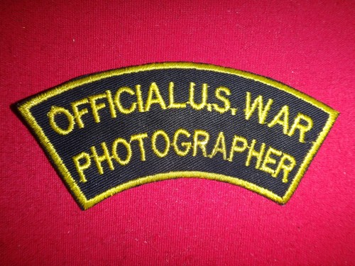 Vietnam WAR Arc Patch OFFICIAL U.S. WAR PHOTOGRAPHER | eBay Australia