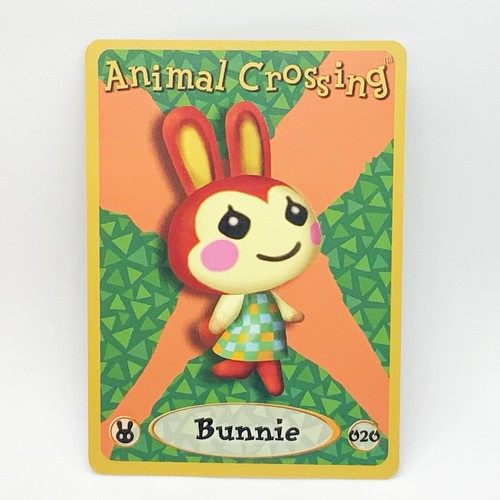 Animal Crossing Bunnie 020 E-Reader Card Nintendo GameCube GBA Series 1 ...