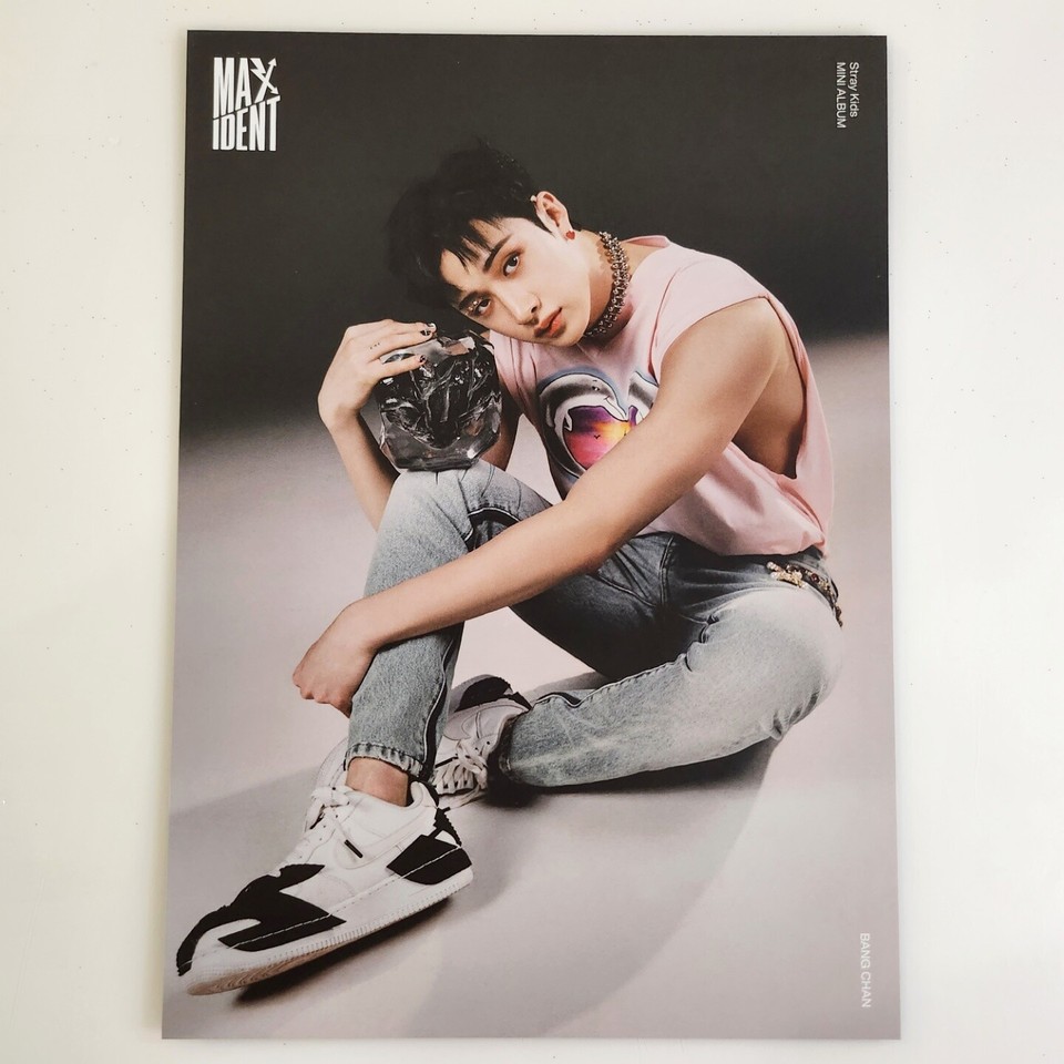 STRAY KIDS Mini Album 'MAXIDENT' Official Photo Cards, Mini Poster, 4 ...