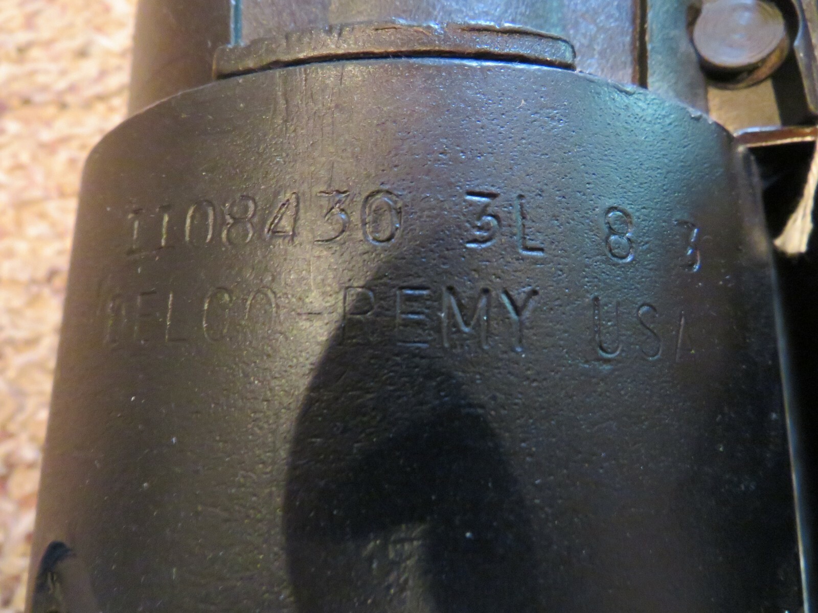 70-75 C3 Corvette Starter w/Auto Trans--Dated 3L8 (12/8/73)--GM ...