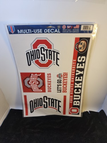 Ohio State Buckeyes Multi Use Ultra Decal Set Sticker Emblem Car | eBay