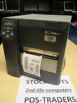 Zebra Z6M Plus Industrial Thermal Barcode Label Printer 6" print width ...