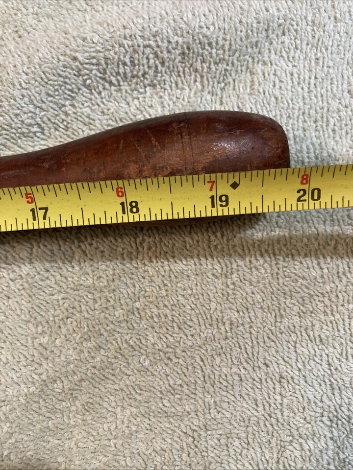 VINTAGE JOHNSON RASP FILE W/ ROUND WOOD HANDLE - 20” Long Made In USA ...