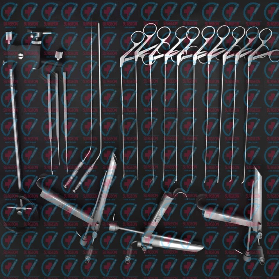 Pedestal Laryngoscope Set Micro Laryngeal Surgery ENT Endoscopic ...