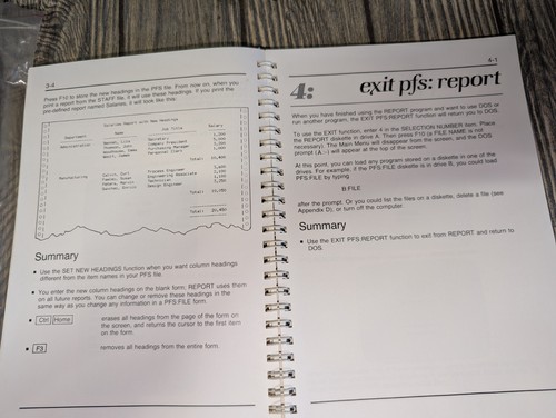 pfs: Graph Software For IBM PC DOS Manual | eBay