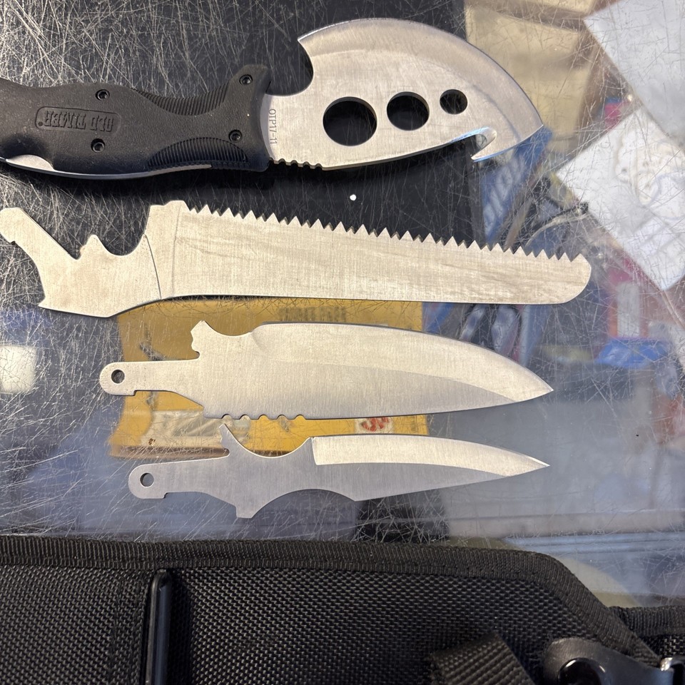 SCHRADE CUTLERY OLD TIMER HUNTER'S Interchangeable Blade Knife SET ...