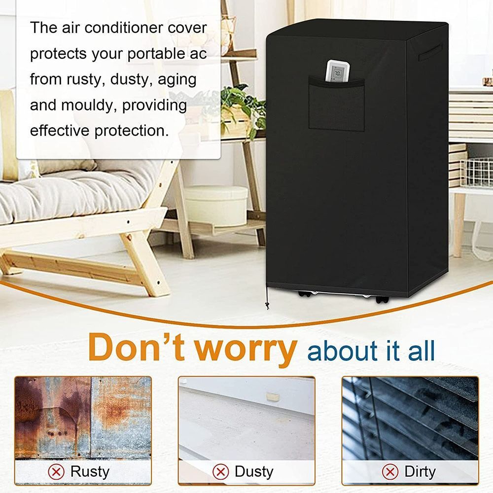 Waterproof AC Dust Cover Dustproof AC Storage Bag Air Conditioner Cover ...